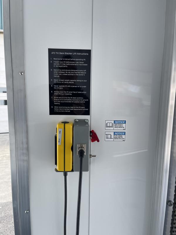 ATC 8.5X24 ROM-800 ALUMINUM STACKER ENCLOSED CAR TRAILER in Homer City ...