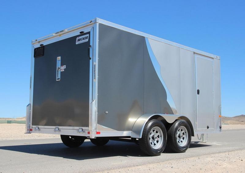 Aluminum 7 X 14 enclosed cargo utility trailer with ramp in West Salem ...