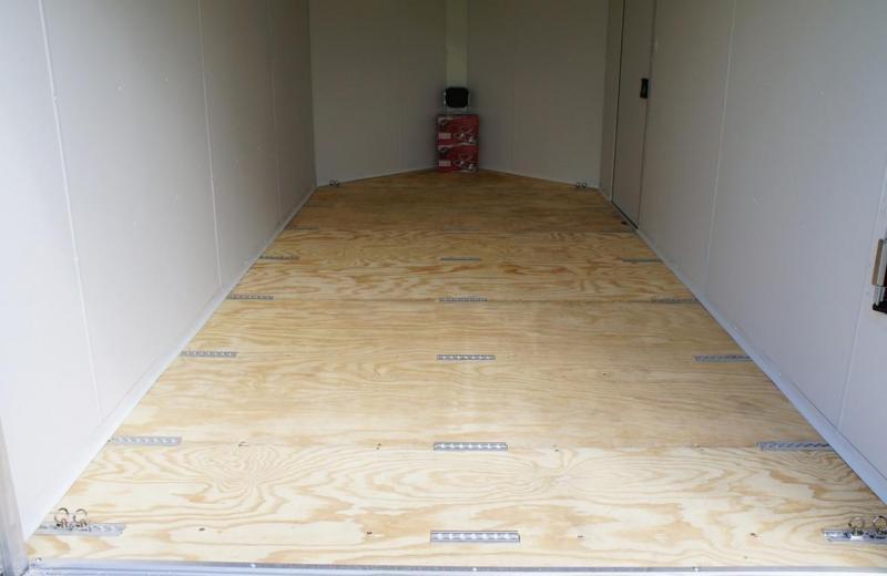 Aluminum Slant Wedge 7' Wide Enclosed Motorcycle Cargo Utility Trailer ...