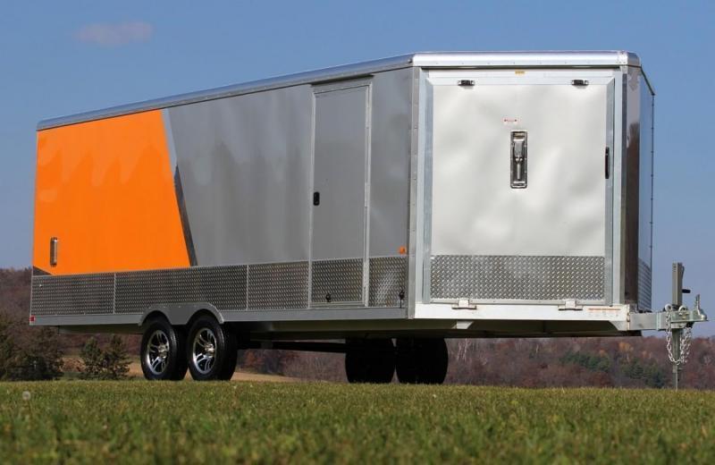 Aluminum 22+4 Deckover Cargo Enclosed Snowmobile Trailer in Las Vegas ...