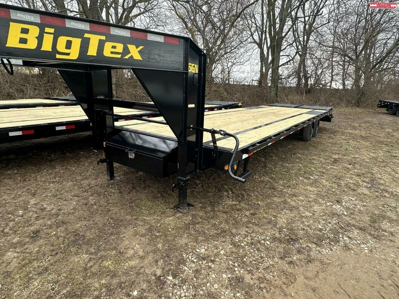 2024 Big Tex Trailers 16GN- 102" x 25+5' Flatbed Trailer in Circleville ...