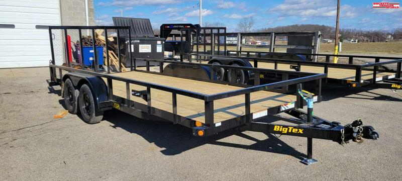 2025 Big Tex Trailers 70PI - 83" x 18' Tandem Axle w/ Electric Brakes ...