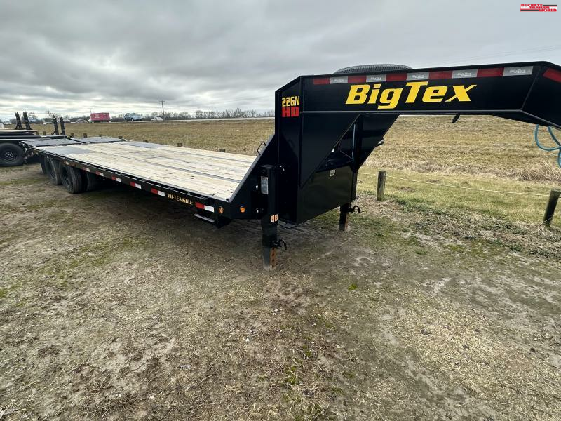 2024 Big Tex Trailers 22GN- 102" x 25+5MR Flatbed Trailer in ...