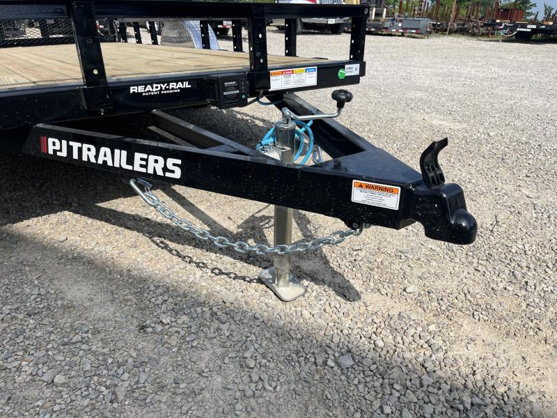 S&D 2025 PJ Trailers U7 77" x 12' w/ Electric Brake Utility Trailer in ...