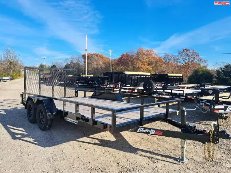 Liberty LU 83"x14'+2' Dove 7K Utility Trailer (7455) in Frankfort, OH ...