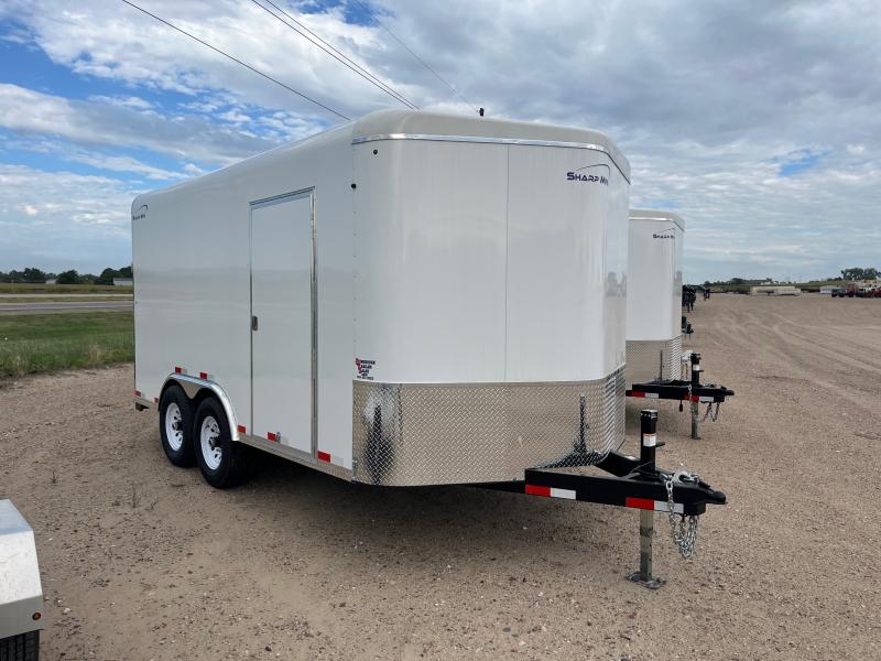 2025 Sharp Manufacturing 14' Tandom Axle Cargo / Enclosed Trailer in ...