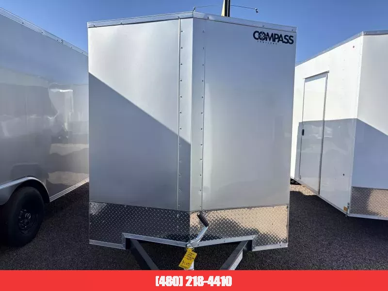 2025 Compass 10X6 Indigo DLX Flat Top V-Nose 3K, White, RD Cargo ...
