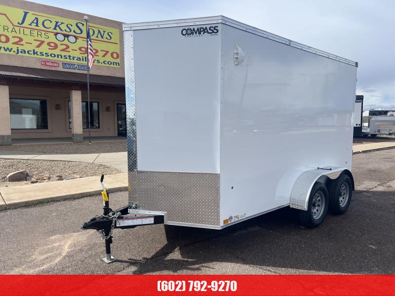 2024 Compass 12X6 JASPER SE FT CARGO, WHITE, RD Cargo / Enclosed ...