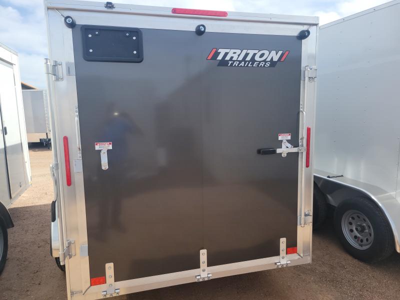 2025 ALCOM 12X6 XLT-P ALL ALUMINUM Single Axle Enclosed Cargo, Charcoal ...