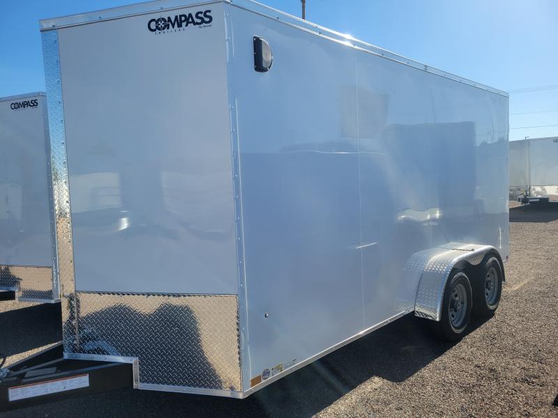2024 Compass 7x16 Barn Doors Cargo / Enclosed Trailer in Mesa, AZ ...