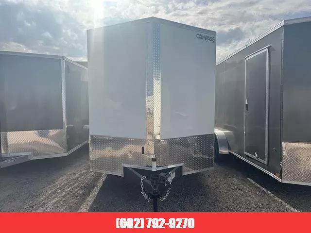 2025 Compass 16X7 Jasper SE FT Cargo, 10K, 6", D-Ring, White, DD Cargo ...