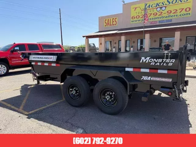 2026 PJ Trailers 14x83 Low Pro Telescopic Dump, 14K GVWR, 24" Sides ...