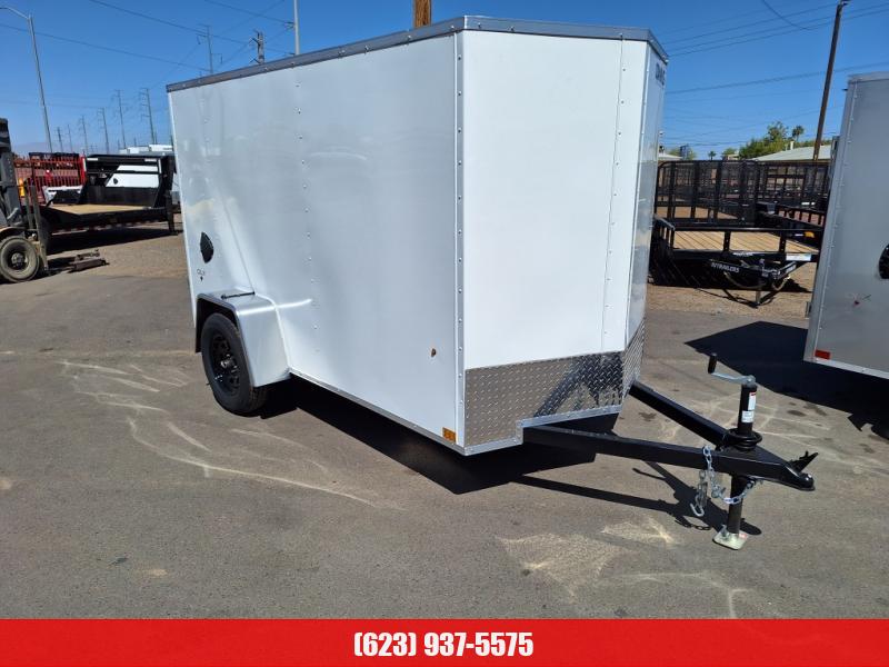 2025 Compass 10x5 Indigo DLX Flat Top V-Nose 3K, RD White Other Trailer ...