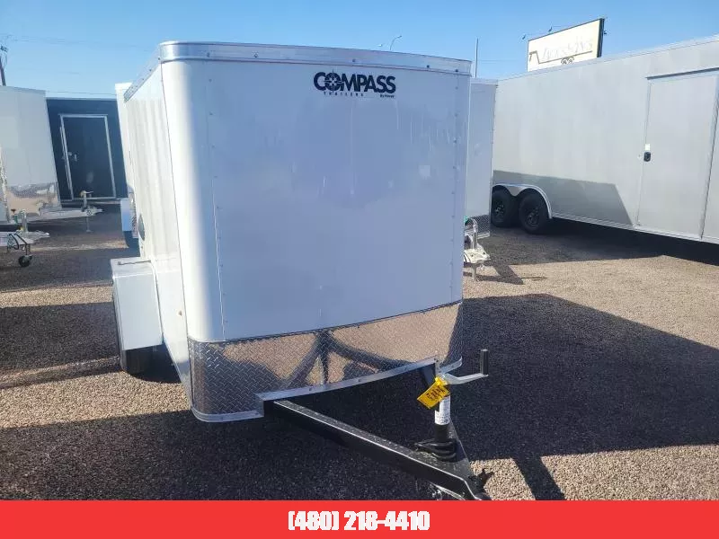 2025 Compass 08X5 Indigo DLX Flat Top V-Nose 3K, DD, White Other ...