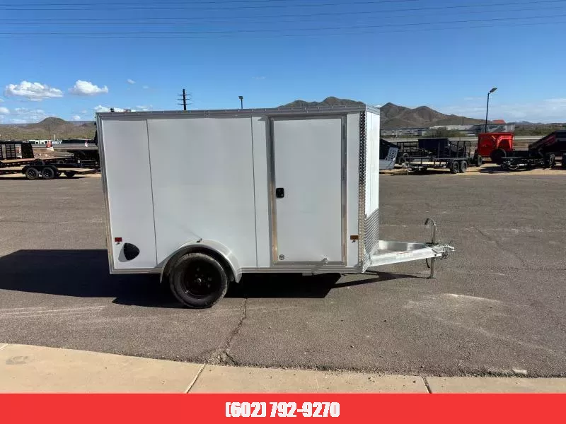 2025 ALCOM 10X6 XLT-P All Aluminum, White, RD Cargo / Enclosed Trailer ...