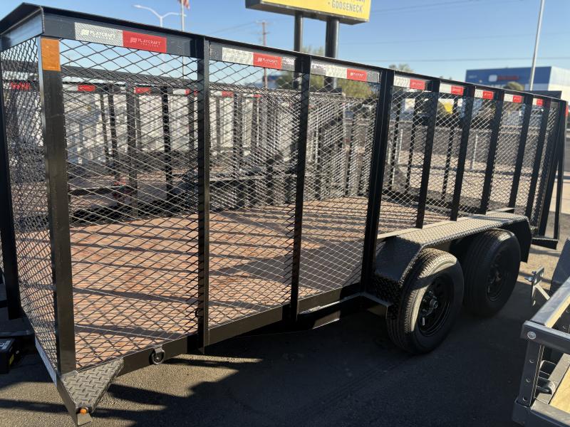 2025 Playcraft 16X83 Tandem Axle Utility, 4' Expanded Metal Sides, D ...
