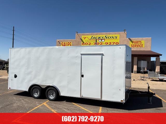 2025 Compass 20X8.5 Indigo DLX Car Hauler, 7K, 84" INT, White, RD Cargo ...
