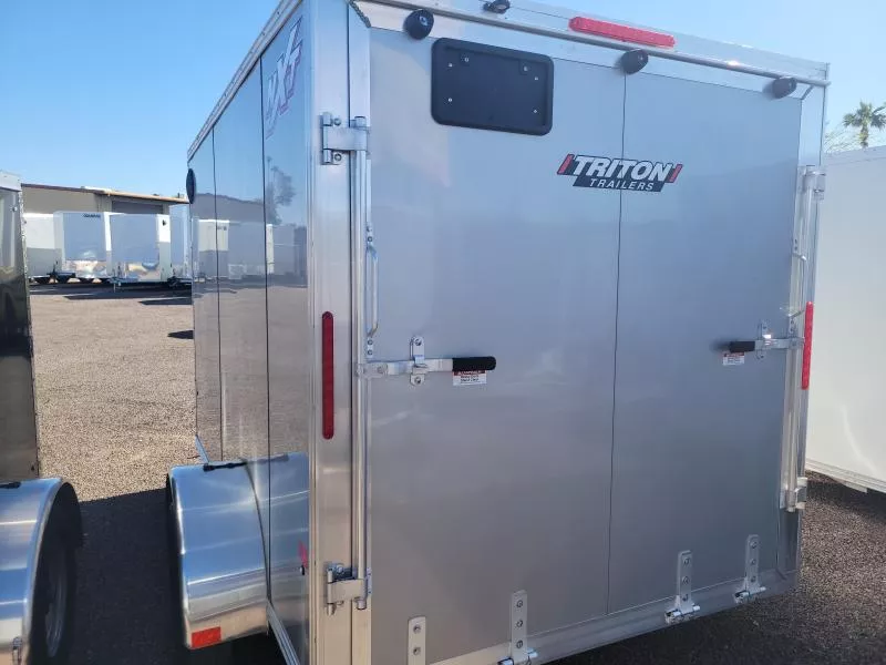 2025 ALCOM 10X6 XLT-P ALUMINUM Enclosed Cargo, Silver, RD Cargo ...