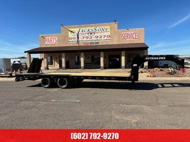 2026 PJ Trailers 25' Gooseneck, Low-Pro Flatdeck with Duals, 25K GVWR ...