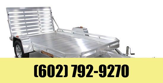 2023 Aluma 12X77 HEAVY SINGLE AXLE STRAIGHT TAILGATE UTILITY TRAILER in ...