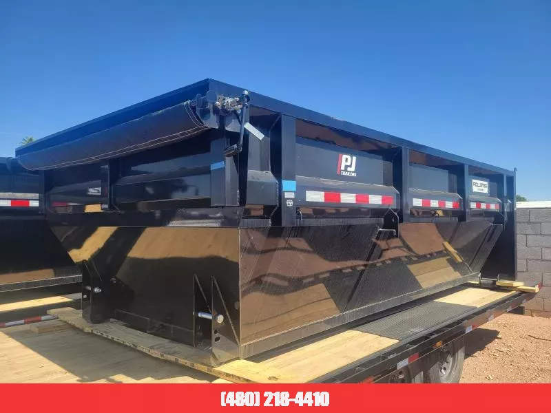 2025 PJ Trailers 14X83 Roll Off Dump Bin, Black, Barn Doors Dump Bin in Mesa, AZ | Trailer Trader