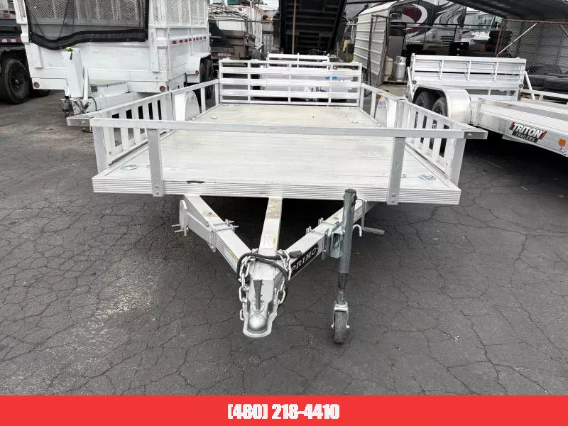 2022 Primo 7 x 14 Utility all aluminum, side ramps, back bifold gate ...