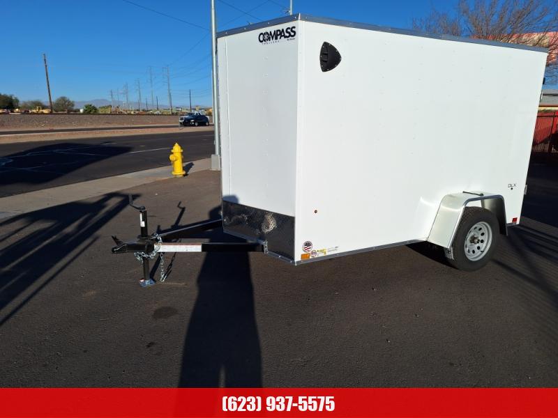 2025 Compass 10X6 Indigo DLX FT, 3K, White, RD Cargo / Enclosed Trailer ...