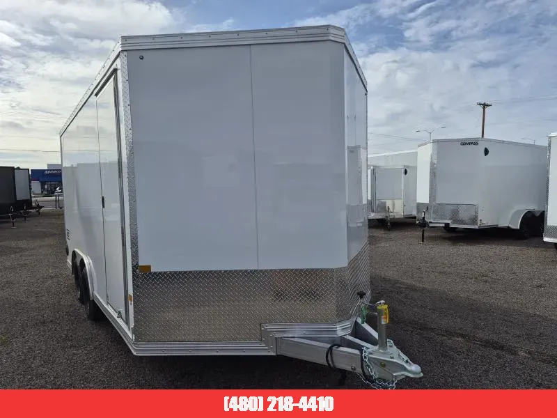 2026 ALCOM 16x8.5 All Aluminum XLT-P Car Hauler, 7K GVWR, Ramp Door ...