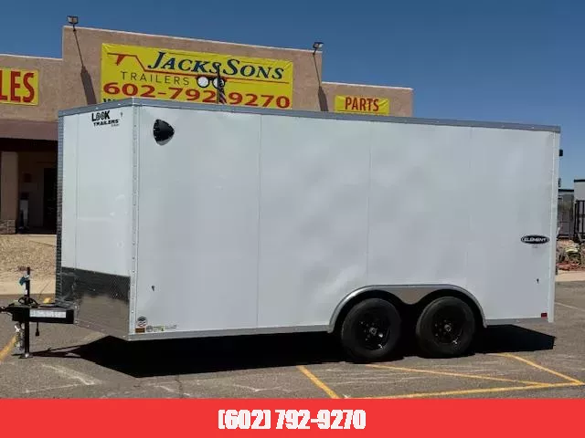 2025 Look Trailers 16X8.5 Element SE Cargo, V-Nose, 10K GVWR, 84" INT ...