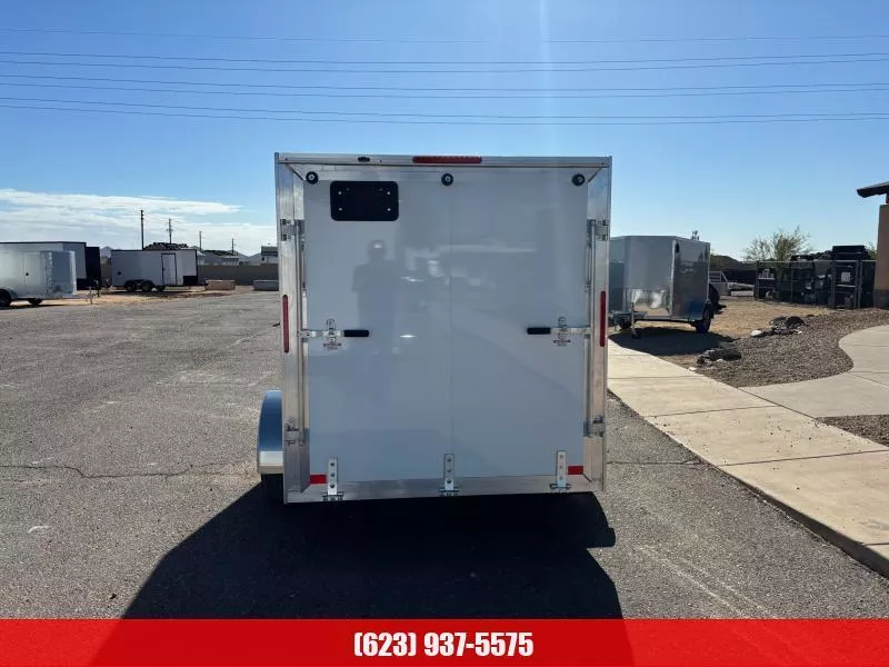 2025 ALCOM 10X6 XLT-P All Aluminum, White, RD Cargo / Enclosed Trailer ...