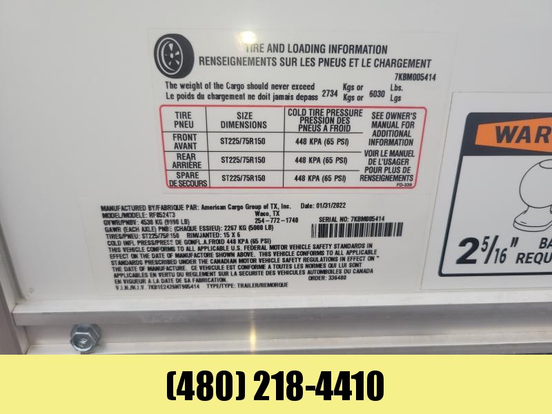 2022 Wells Cargo 8.5x24 Road Force Cargo / Enclosed Trailer | Flatbed ...