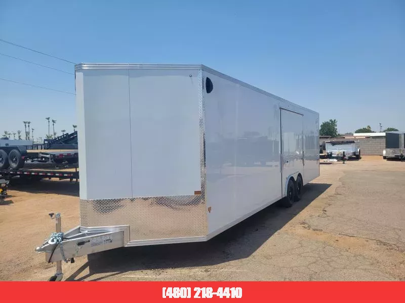 2026 ALCOM 28x8.5 All Aluminum XLT-P Car Hauler, Elite Escape Door, 10K ...