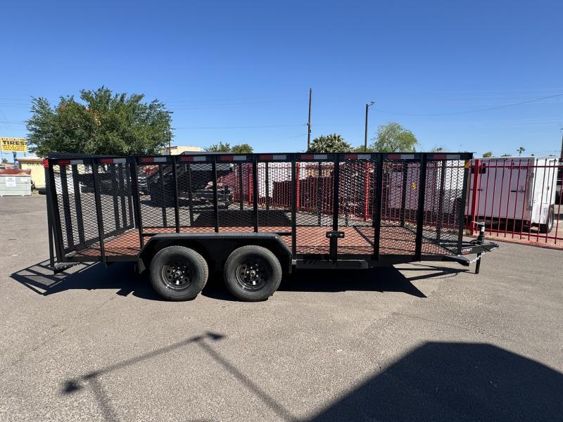 2025 Playcraft 16X83 Tandem Axle Utility, 4' Expanded Metal Sides, D ...