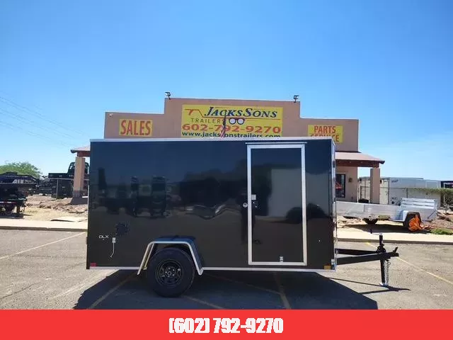 2025 Compass 10X6 Indigo DLX Flat Top V-Nose, 3K, Black, RD Cargo ...