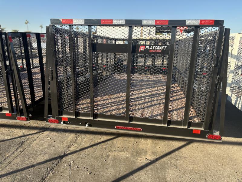 2025 Playcraft 16X83 Tandem Axle Utility, 4' Expanded Metal Sides, D ...