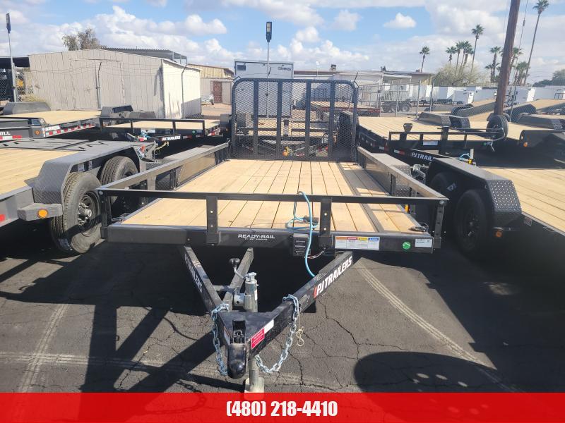 2025 PJ Trailers 14'x77" Tandem Axle Channel Utility Equipment Trailer ...