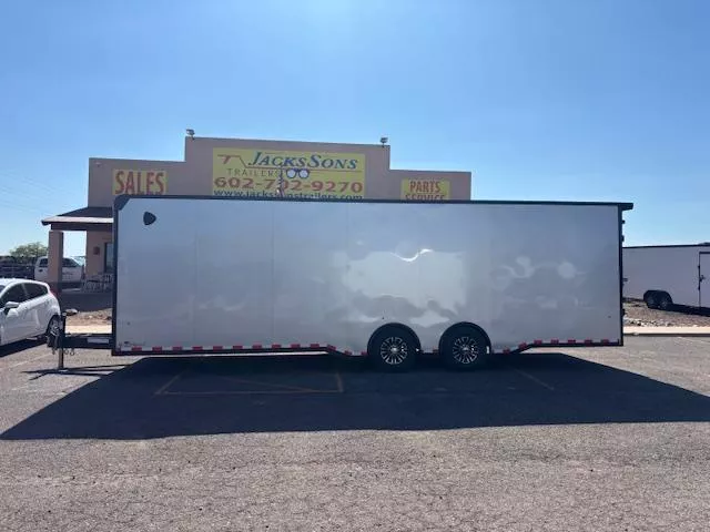 2025 Compass 28X8.5 Canyon Race, 14K, 84" INT, Rubber Coin Floor/Vinyl Walls, Silver/Black Trim ...