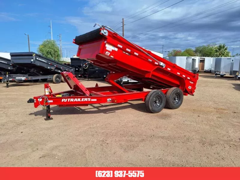 2025 PJ Trailers 14X83 Low Prop Dump, Red Dump Trailer in Glendale, AZ ...