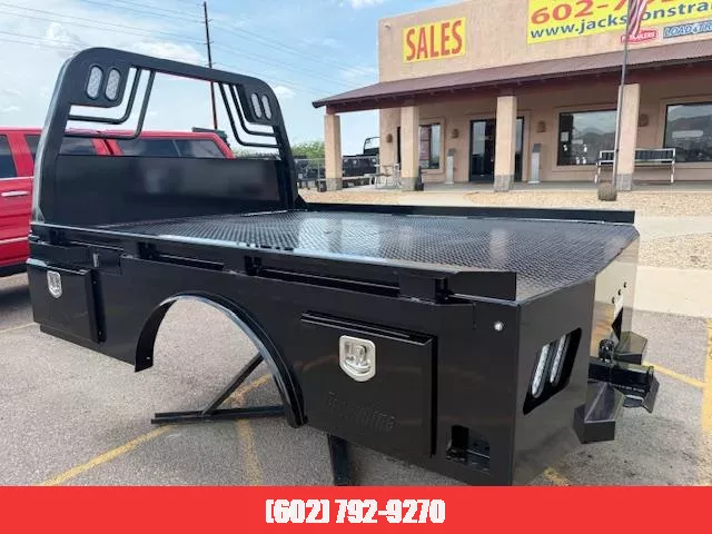 2025 Crownline (Hay Beds) Crownline SKS57 Skirted, Single-Wheel, Long Bed, Black Boxes (8′ 6″ x ...