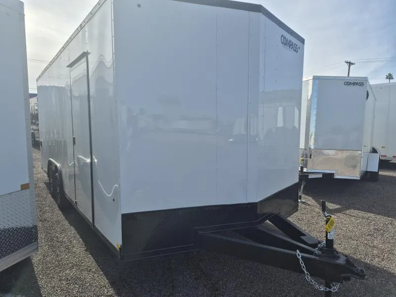 2026 Compass 20x8.5 Indigo DLX Car Hauler, 7K GVWR, Ramp Door, 6" Extra ...