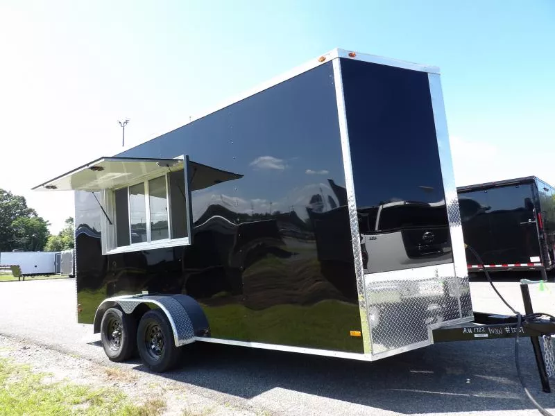 2025 All World Trailers 7x16 Conc Stg2 35K Vending / Concession Trailer ...