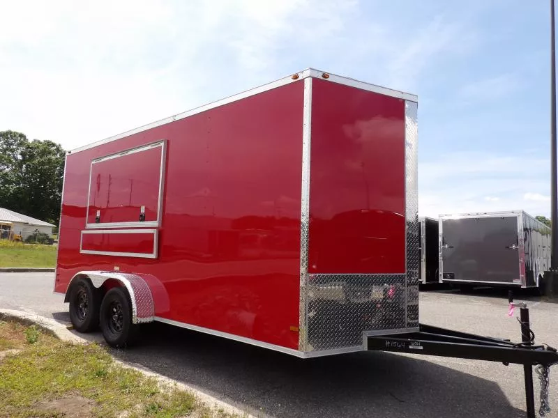 2025 All World Trailers 7x16 35K Vending / Concession Trailer in ...