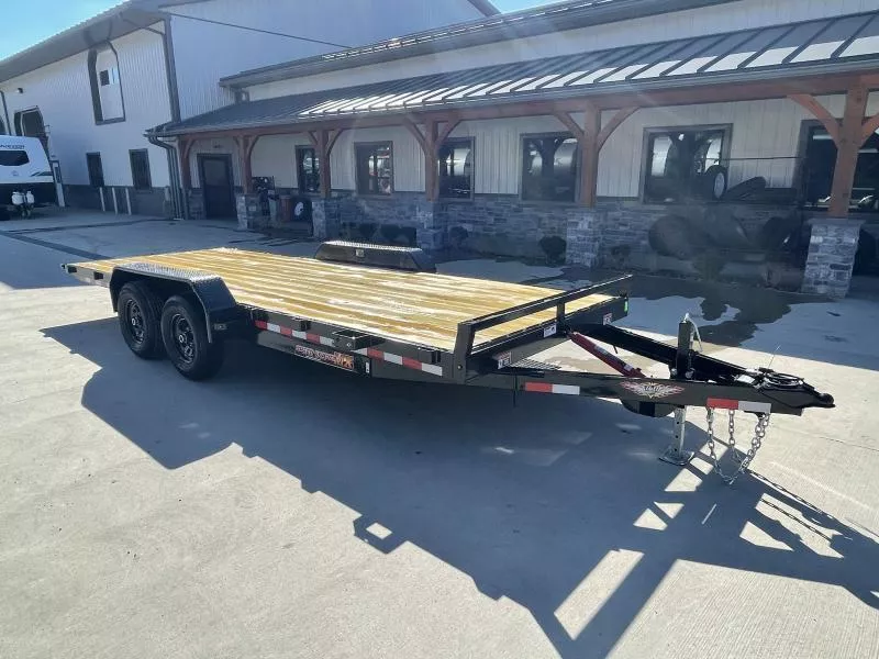 2026 H&H 7x20' Tilt Car Hauler Trailer 9990# GVW * FULL WIDTH LOADING ...
