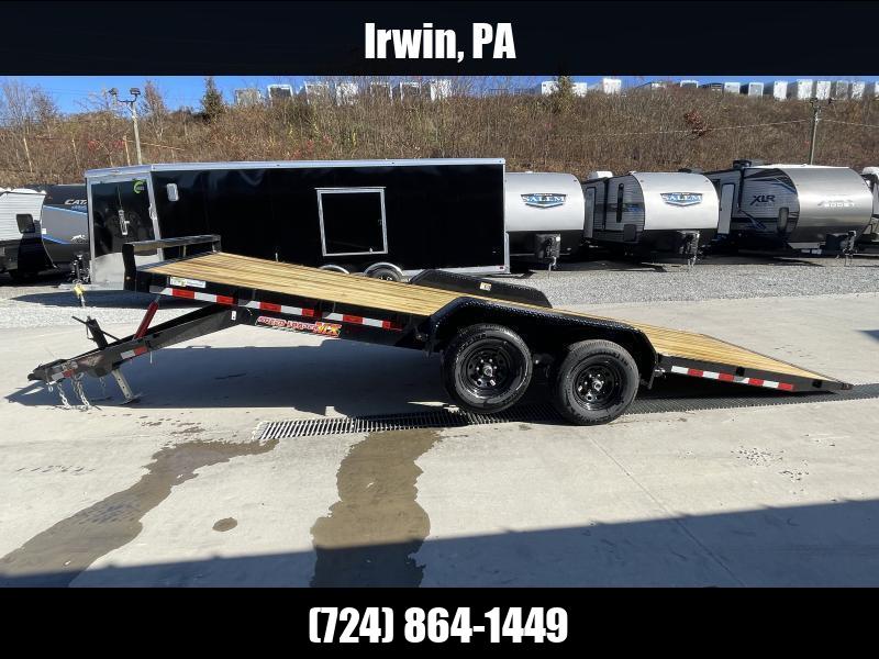 2025 H&H 7x20' Tilt Car Hauler Trailer 9990# GVW * FULL WIDTH LOADING ...
