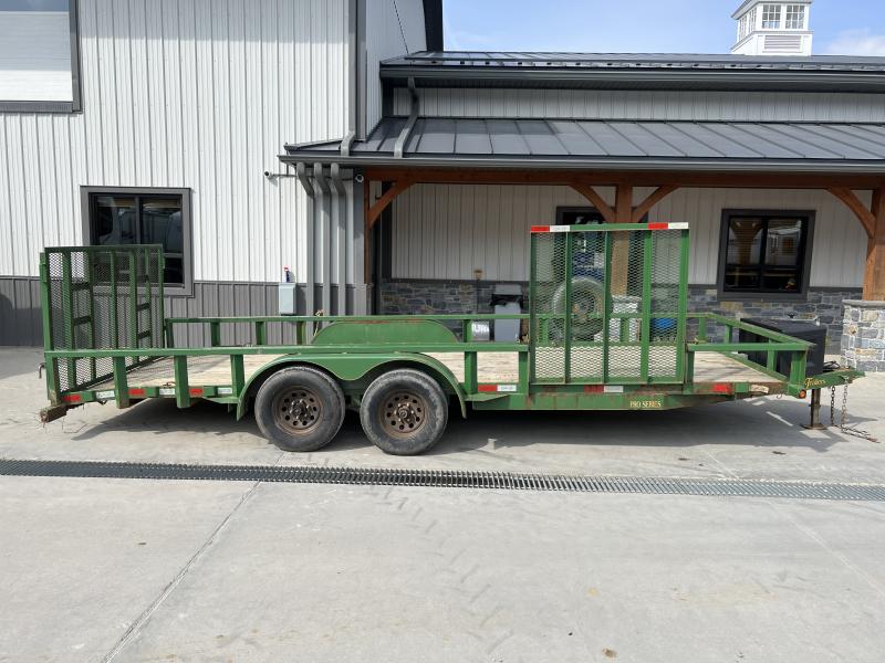 USED 2016 Quality Trailers 7X20 Utility Trailer 9990 GVW in Irwin, PA | Trailer Trader