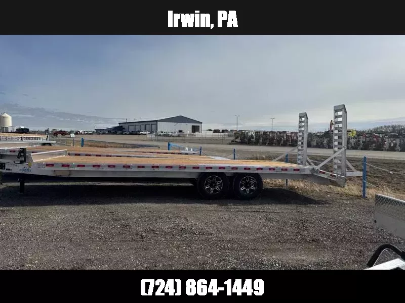 2026 Nordtek 102x22' Aluminum Beavertail Deckover Trailer 16000# GVW * 8000# AXLES * 14-PLY ...