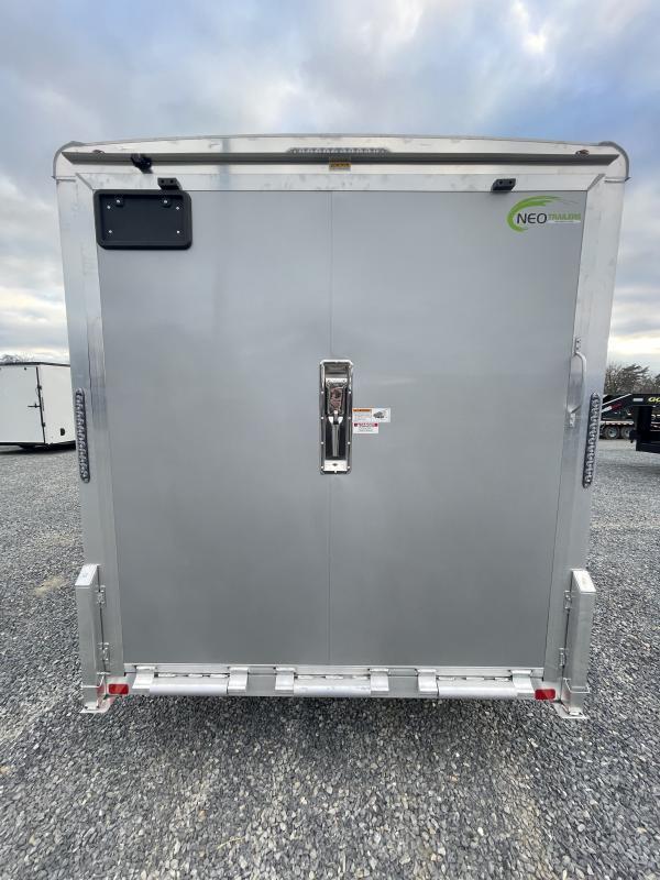 2025 Neo 7x12 NAMR Aluminum Enclosed Powersport Trailer 2990# GVW ...