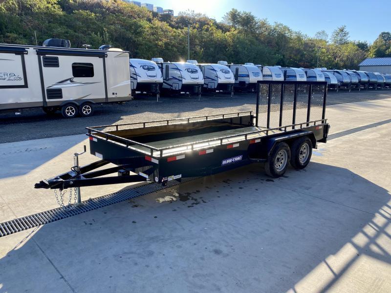 2025 Sure-Trac 7x16' Steel High Side Utility Trailer 7000# GVW * 14 ...