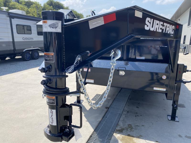 2024 Sure-Trac 7x16' Gooseneck Pro Series I-Beam Dump Trailer 15400 ...