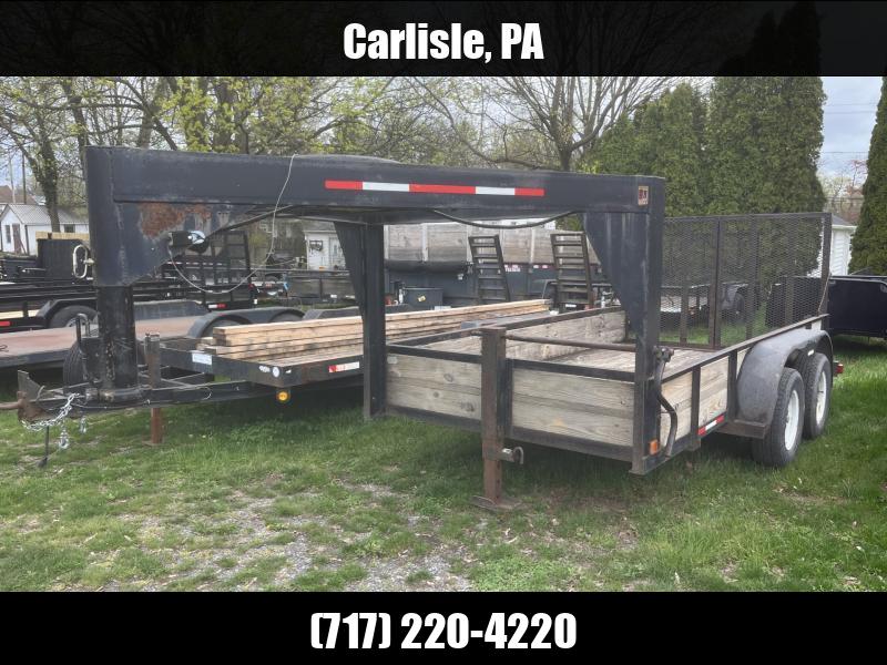 USED 7x12' Gooseneck Utility Landscape Trailer 7000# GVW in Carlisle ...